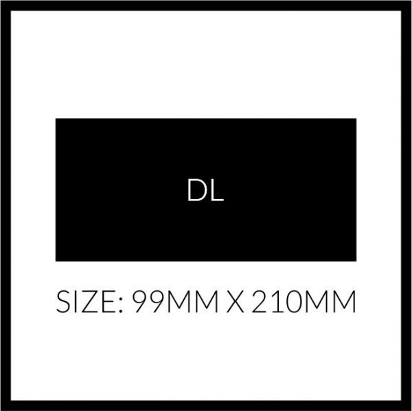 DL Size chart | CottonCloud Letterpress Wedding Invites - Letterpress ...